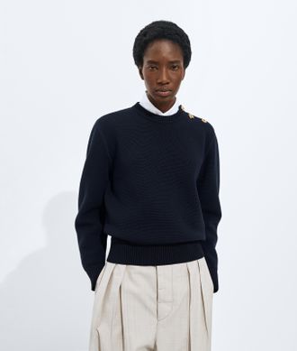 Bottega Veneta Pull En Laine Et Coton - Bottega Veneta