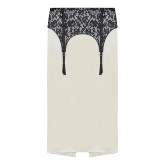 Moschino Midi Bleistiftrock f&uuml;r Frauen - - Skirts - Damen - Beige - L