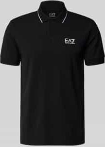 Emporio Armani Regular Fit Poloshirt mit Logo-Print