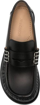 J.W.Anderson Calf Leather Slip-On Loafer - Black