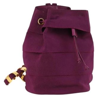 Ferragamo Pre-owned Canvas Rucksack - - Pre-owned - Damen - Lila - ONE SIZE
