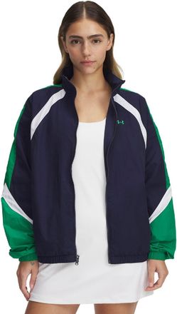Under Armour Jacke f&uuml;r Damen, F&auml;ltchen (Blau/Gr&uuml;n/Wei&szlig;)
