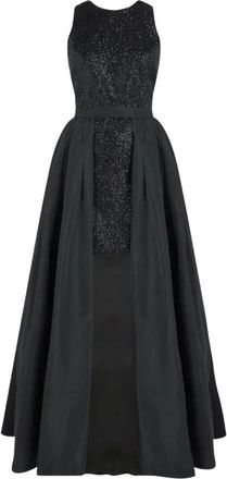 Karl Lagerfeld Robe Paillet&eacute;e Transformable - Femme - Robes - Noir - Taille: 36 FR