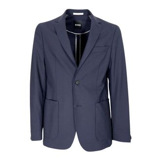 HUGO BOSS Veste ajust&eacute;e P-Hanry-232 - Homme - Vestes - Bleu - Taille: 3XL