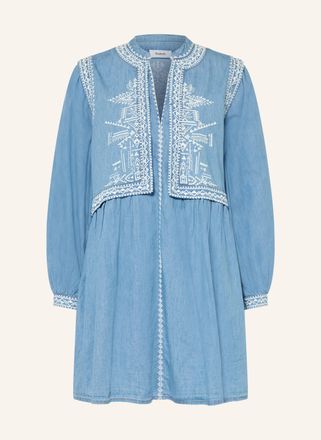 BA&SH Ba&Sh Kleid Laena In Jeansoptik blau