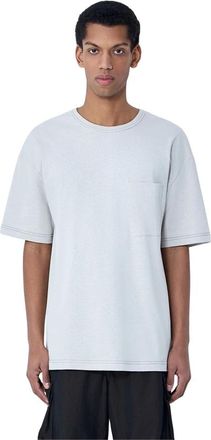 Christophe Lemaire Homme, Tops, Blanc, Taille: L Boxy T-Shirt