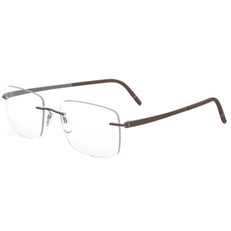 Silhouette unisex, Accessoires, Brun, Taille: 54 MM Montures de lunettes