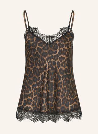 Darling Harbour Darling Harbour Satintop Mit Spitze braun