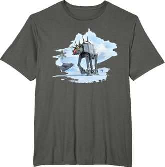 Star Wars Weihnachten Star Wars Christmas At At Reindeer T-Shirt
