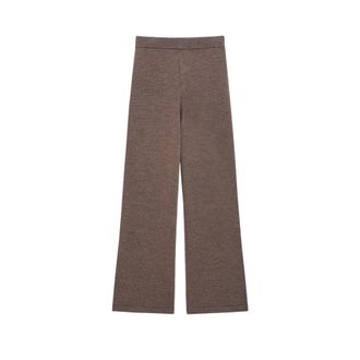 Max Mara Luxuri&ouml;se Wollmischung mit elastischem Bund Hose - - Trousers - Damen - Braun - 2XS