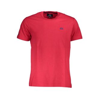 La Martina Cotton T-Shirt - - Tops - Herren - Rot - XL