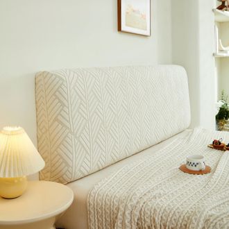 Generic Elastische Jacquard Kopfteilbezug, haustierfreundlicher & einfach anzubringender Kopfteilbezug kratzfester waschbarer Staubschutzbezug f&uuml;r Schlafzimme