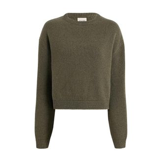 Khaite Kaschmir Pine Pullover - - Knitwear - Damen - Gr&uuml;n - M