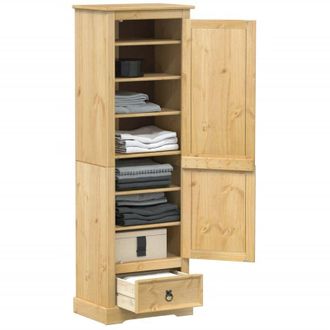 vidaXL Garde-robe Corona 55x38x170 cm bois de pin massif Vidaxl