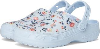 Crocs Sabots classiques en toile pour femme, Bleu givr&eacute;, 9 Women/7 Men