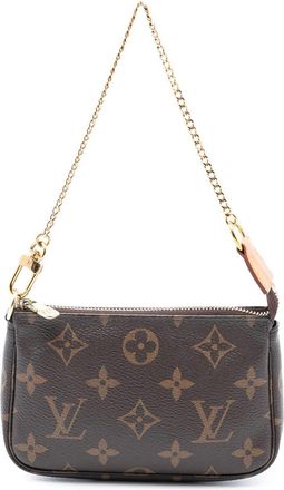 Louis Vuitton Crossbody Bags - Monogram Mini Pochette Accessoires - Gr. unisize - in Braun - f&uuml;r Damen