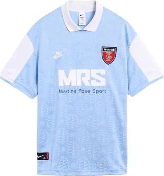 Nike x Martine Rose short-sleeves polo top - Blau