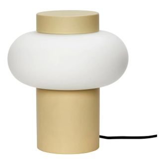 H&uuml;bsch Lampe &agrave; poser en verre et m&eacute;tal H&uuml;bsch