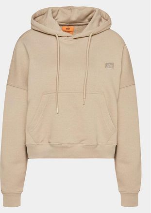 Alpha Industries Alpha Industries Sweatshirt Essentials 146041 Beige Relaxed Fit