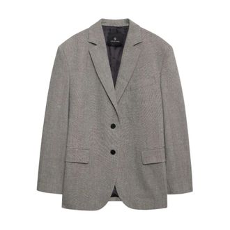 Anine Bing Femme, Vestes, Gris, Taille: 36 FR Veste Blazer Chic