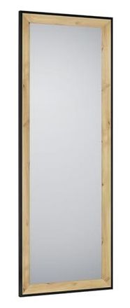 Mirrors and More Branda - Miroir avec Cadre - Noir/Naturel - 50x150cm