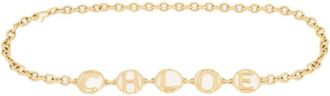 Chlo&eacute; Femme, Accessoires, Jaune, Taille: ONE Size Script Jewelry Belt