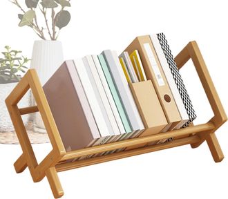 Generic Schreibtisch-B&uuml;cherregal - Mini-Tischregal, vielseitige Aufbewahrungshalterung, vertikales Organizer-Layout ausziehbar mit platzsparender Funktion | L