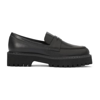 Kazar Schwarze Leder Freizeitschuhe mit Dicker Sohle.Dieses Produkt f&auml;llt gro&szlig; aus. - - Shoes - Damen - Schwarzk - 36 EU