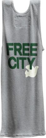 Freecity Freecity, Femme, Robes, Gris, Taille: 40 FR Supervintage Tanktop