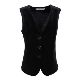 Blanca Vita Femme, Vestes, Noir, Taille: 38 FR Gilet sans manches