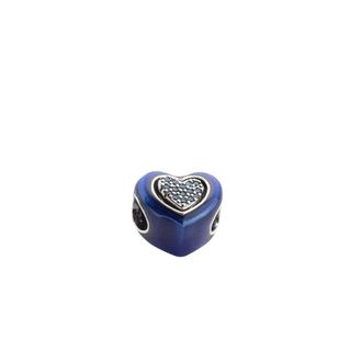 Pandora Charm Coeur Bleu Rotatif - Femme - Accessoires - Bleu - Taille: ONE Size
