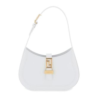 Versace Femme, Sacs, Blanc, Taille: ONE Size Goddess Small Hobo Sac