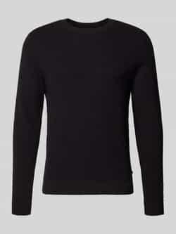 s.Oliver Red Label Pullover mit Strukturstrickoptik aus reiner Baumwolle