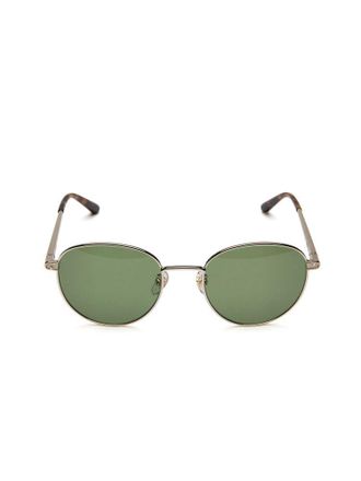 Furla Womens Sunglasses Light Gold-Green Metal Eyewear - Gold/green
