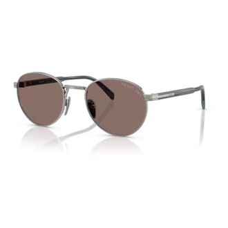 Prada Stilvolle Sonnenbrille in Piombo/Bruciato Farbe - - Accessories - Herren - Grau - 53 MM