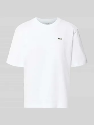 Lacoste Relaxed Fit T-Shirt aus reiner Baumwolle