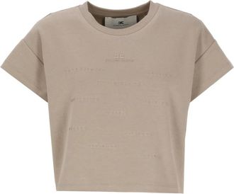 Elisabetta Franchi Femme, Tops, Brun, Taille: 36 FR Elisabetta Franchi Sweaters Brown
