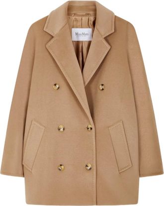 Max Mara double-breasted coat - Tons neutres