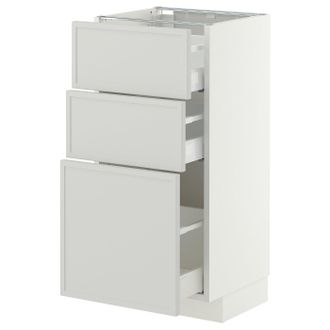 IKEA METOD / MAXIMERA Unterschrank mit 3 Schubladen