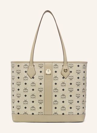 MCM Mcm Shopper Liz Medium Mit Pouch beige