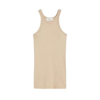 Sportmax Geripptes Jersey Tanktop - - Tops - Damen - Beige - L