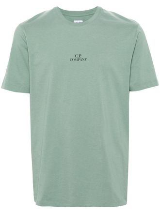C.P. Company t-shirt en coton &agrave; logo imprim&eacute; - Vert