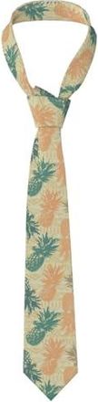 Generic Cravate Pour Hommes Motif Ananas Confortable Men Tie Tendance Cravate Pour Homme Pour Remise De Dipl&ocirc;me Travail C&eacute;l&eacute;brations