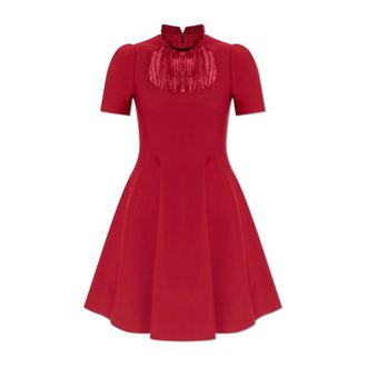 Alexander McQueen Kleid mit Stehkragen - - Dresses - Damen - Rot - S