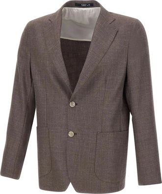 Barba Homme, Vestes, Brun, Taille: L Easy J Mono Blazer