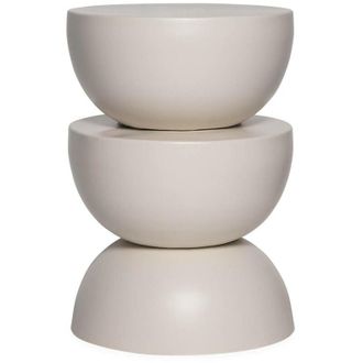 Sweeek Sweeek - Beistelltisch, Sofatisch, Nachttisch Metall &Oslash;32 x H46,5cm