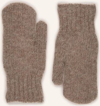 by Aylin Koenig By Aylin Koenig F&auml;ustlinge Rupy Mit Alpaka beige