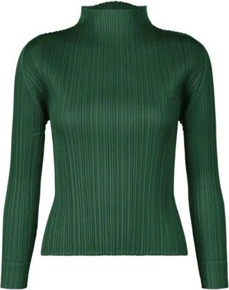 Issey Miyake Femme, Pulls, Vert, Taille: 46 FR Monthly Colors March Top