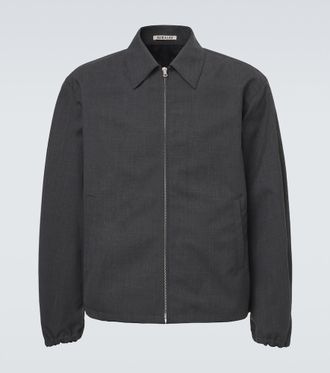 Auralee Veste blouson en laine