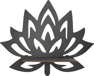 Generic Schwebende Eckregale, Wandeckregal, schwebendes Eckregal in Blumenform aus Holz, zur Wandmontage, multifunktionales Zubeh&ouml;r f&uuml;r Wandkunst